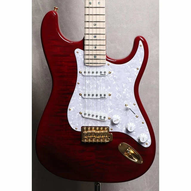 ESCLUSIVA FENDER GIAPPONE Richie Kotzen Stratocaster Rosso Trasparente ...