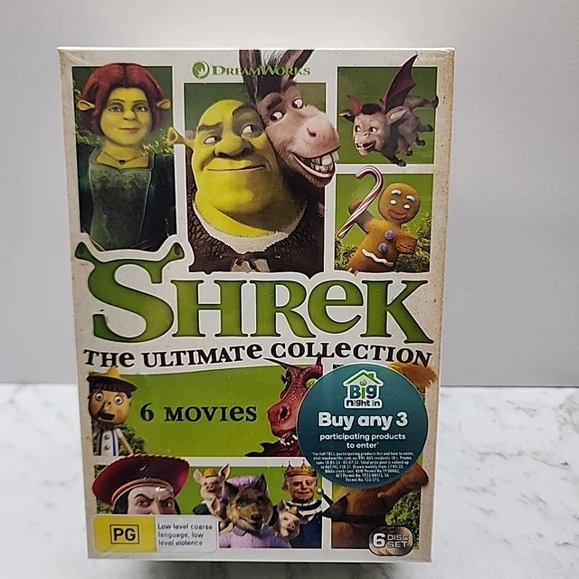 SHREK - THE Ultimate Collection (DVD, 6-Disc Set) Region 4 Brand New ...