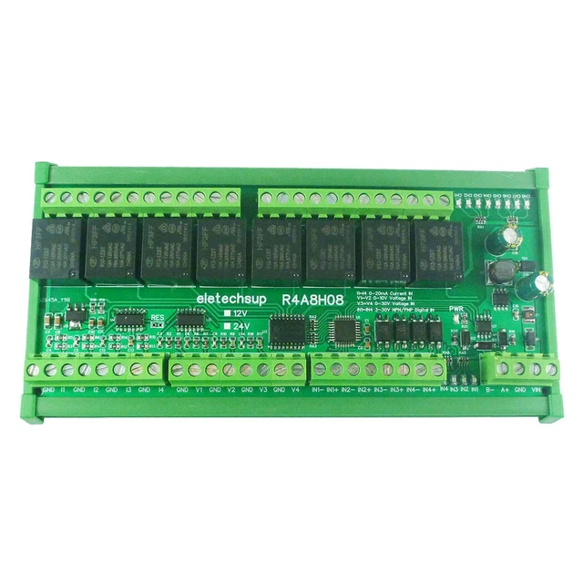 8DO 4DI 8AI RS485 Modbus RTU Multifunction Relay Module PLC IO Expanding Board £30.83 - PicClick UK
