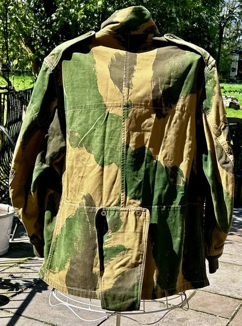 SIZE 4 DENISON Smock British Army Paratrooper Camouflage Jacket 1959 ...
