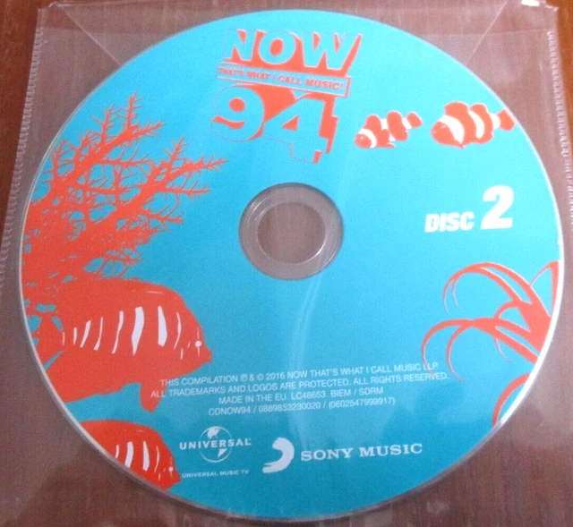 VARIOUS ARTISTS : Now That's What I Call Music! 94 (Disc 2 Only) CD EUR ...