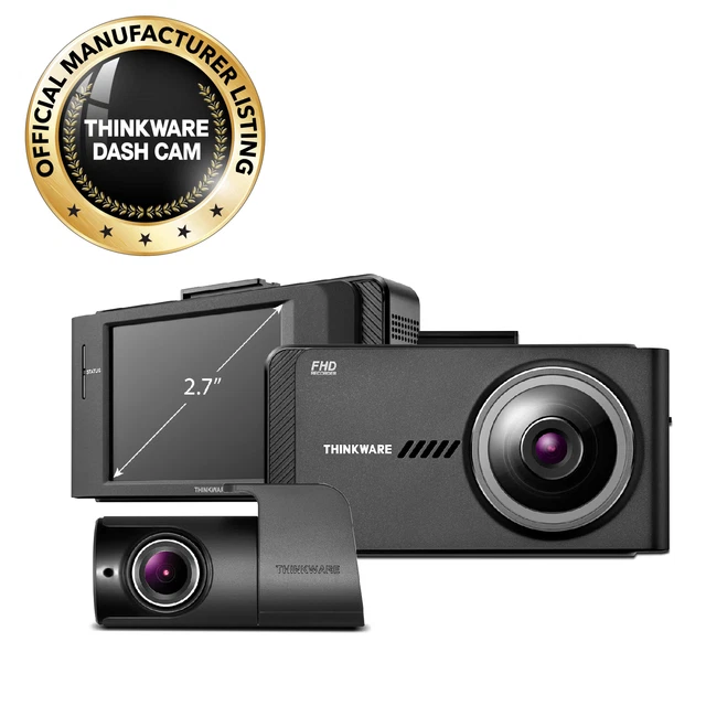 THINKWARE X700 DUAL Dash Cam Front and Rear Camera for Cars - Renewed ...