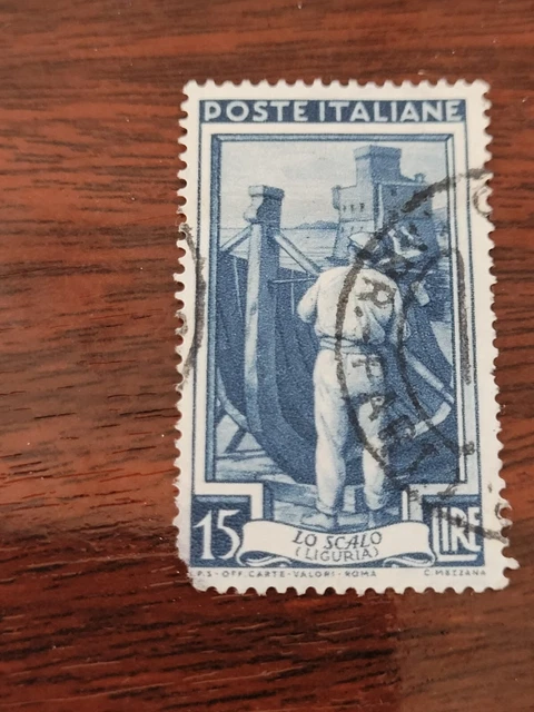 FRANCOBOLLO DA 15 lire Poste italiane Italia EUR 150,00 - PicClick IT