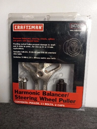 VINTAGE CRAFTSMAN HARMONIC Balancer Steering Wheel Puller - PN 47626 ...