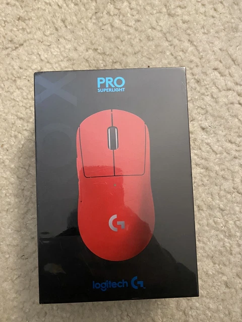 NEW LOGITECH G PRO X SUPERLIGHT Wireless Gaming Mouse (Red) - Brand New ...