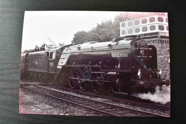 B&W TRAIN PHOTOGRAPH of Railway Blue Peter Locomotive No. 60532 (p11 ...