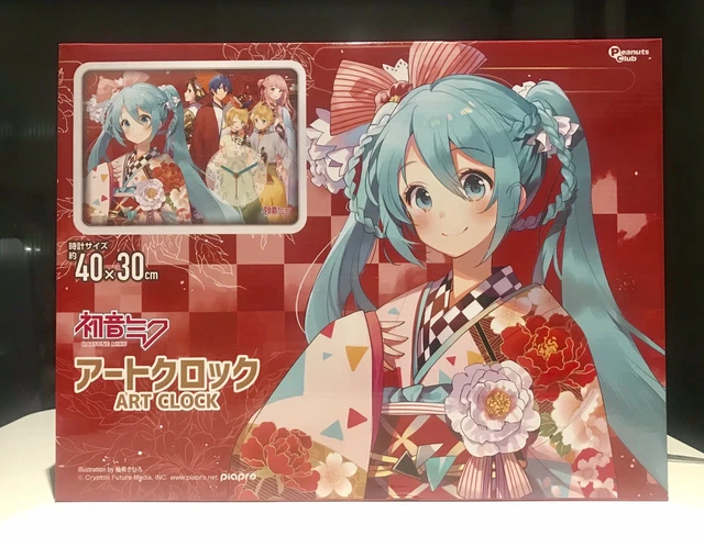BRAND NEW HASTUNE Miku Art Clock Japan Rare Wall Clock Anime Collection ...