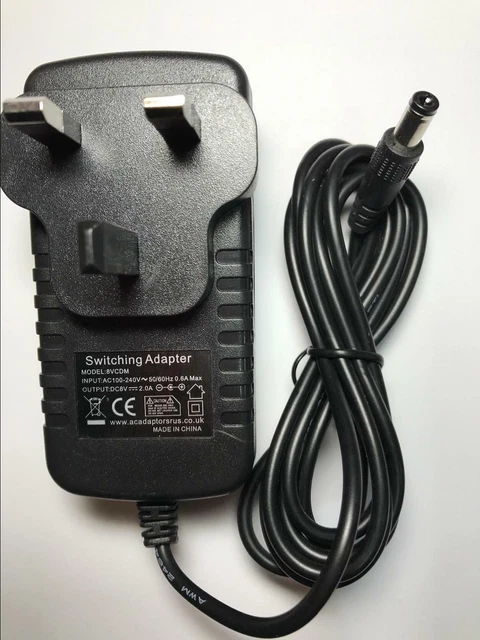 ADAPTATEUR SECTEUR DC 8V 750mA prise d'alimentation adaptateur secteur ...