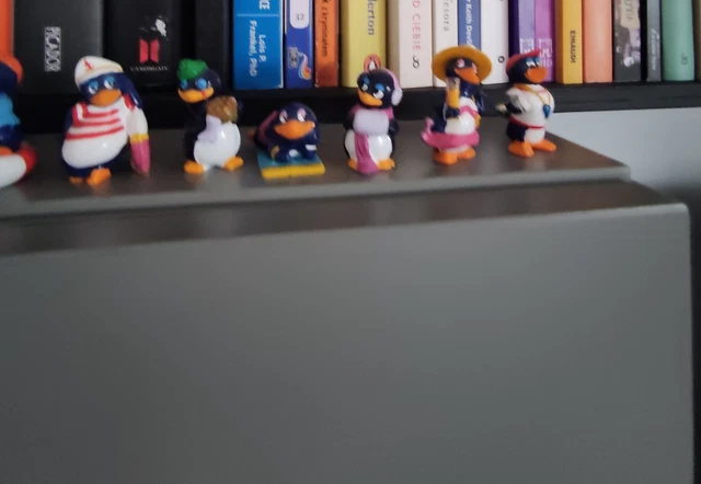 PINGUINI SORPRESINE KINDER Sorpresa Vintage Anni 90 Pingu Beach EUR 4 ...