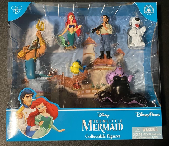 DISNEY PARKS THE Little Mermaid Ariel Collectible Figures Play Set Toy ...