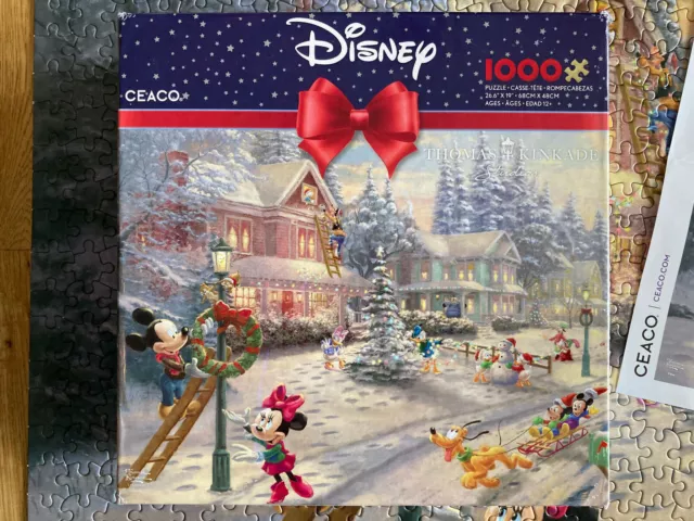 THOMAS KINKADE PUZZLE - Mickey`s Victorian Christmas - 2022 - 1000 ... THOMAS KINKADE PUZZLE - Mickey`s Victorian Christmas - 2022 - 1000 ...