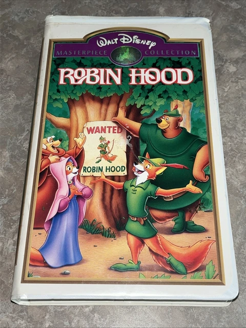 ROBIN HOOD - Walt Disney Masterpiece Collection Movie VHS #1189 ...