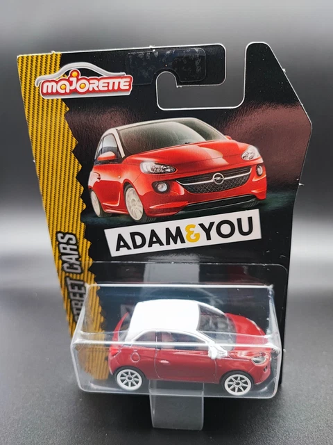 MAJORETTE MODELLAUTO OPEL Adam Red Rot 1:55 Spielzeugauto 11428 EUR 14 ...