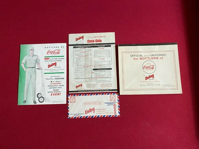 1950'S, COCA-COLA, VINTAGE Uniform Catalog / Order Forms (Scarce ...