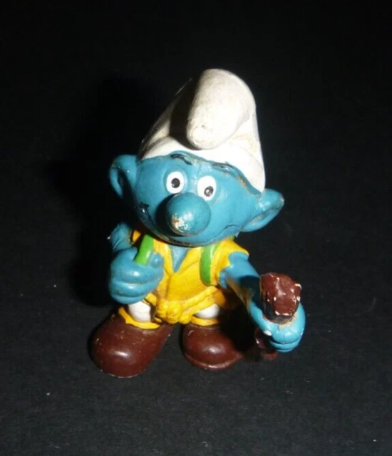 CL3/SCHTROUMPF FIGURINE PVC (Smurf Puffi Pitufo Schlumpf) RANDONNEUR ...