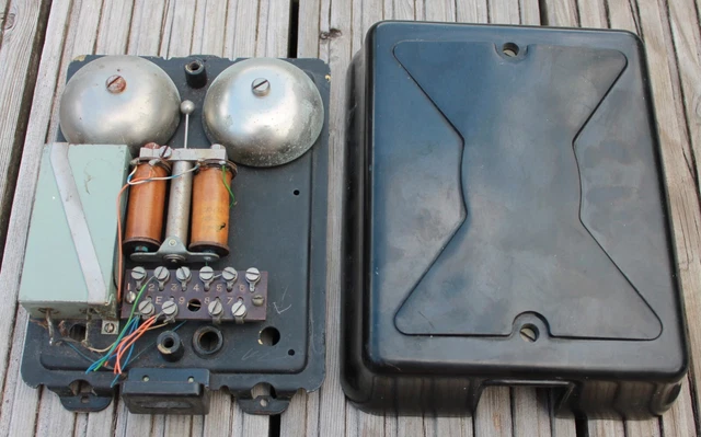 VINTAGE GPO BELL set 26 black bakelite bellset £12.99 - PicClick UK
