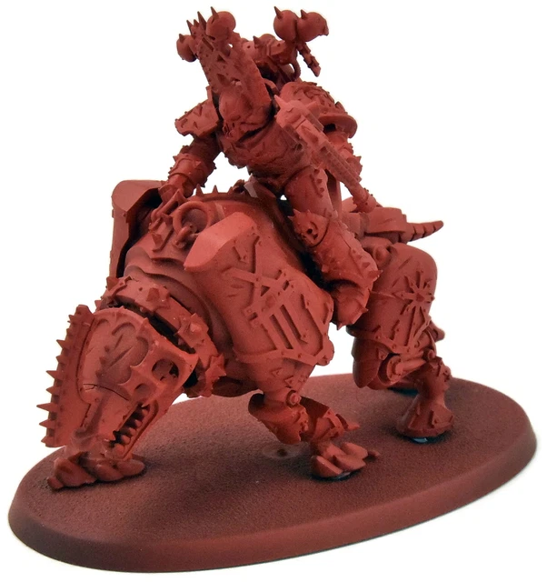 CHAOS SPACE MARINES Lord on Juggernaut #1 World Eaters Warhammer 40K ...