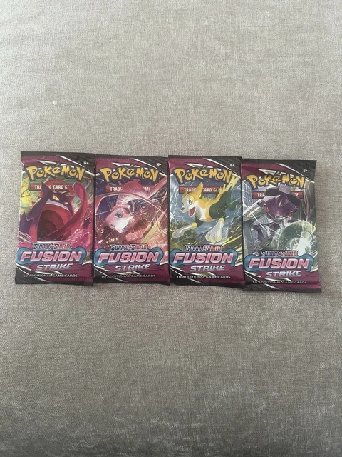 POKEMON FUSION STRIKE Booster Pack Art Set NEW SEALED Packs EUR 80,00 ...