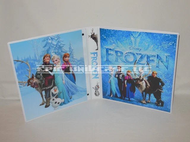 CUSTOM MADE 2014 Disney's Frozen Trading Card Binder Graphic Inserts ...