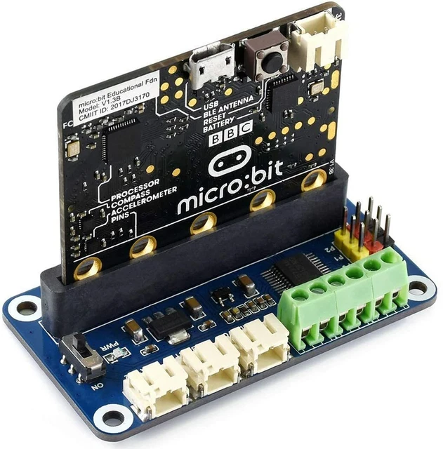 BBC MICRO:BIT MOTOR Driver Board 2x DC Motor 3x Servo Microbit Motor ...