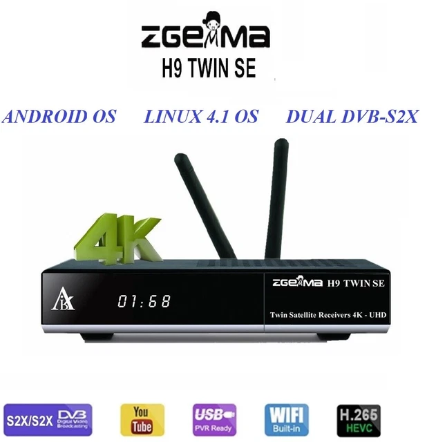 2022 ZGEMMA H9 Twin SE UHD 4K Satellite TV Receiver Twin DVB S2X *** EU PLUG *** £119.49 ...