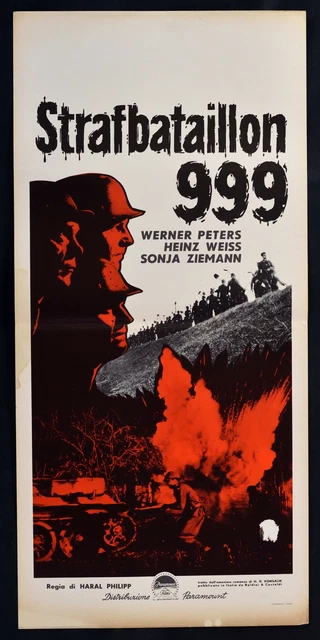 AFFICHE BATAILLON DE Discipline Nazis Strafbataillon 999 B02 EUR 35,81 ...