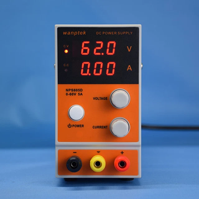 LABORNETZGERÄT LABORNETZTEIL 0-60V 0-5A DC Trafo Regelbar Netzgerät ...