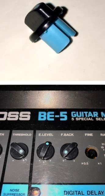 BOSS BE-5 GUITAR Multi Effects Original Potentiometer Slider Cap Knob ...