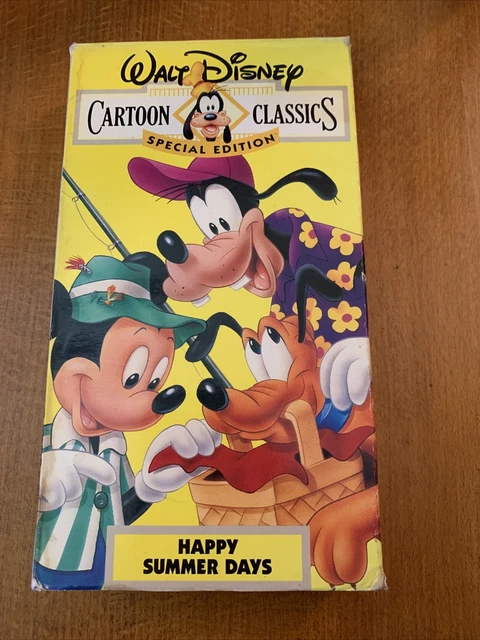 WALT DISNEY CARTOON Classics Special Edition - Happy Summer Days (VHS ...