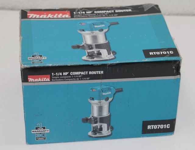 MAKITA RT0701C 1-1/4& Horsepower Compact Router $43.00 - PicClick