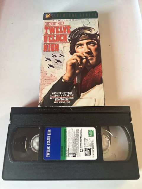 GREGORY PECK 2 VHS Lot! The Guns of Navarone & Twelve O'clock High ...