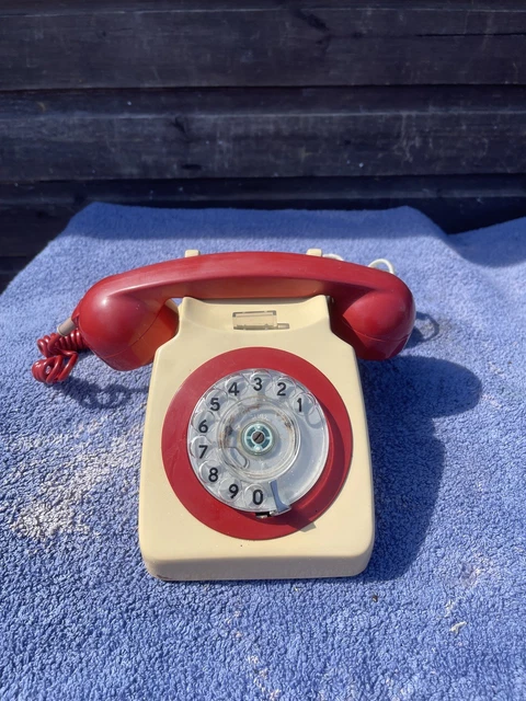 ORIGINAL 1980’S RETRO LANDLINE BRITISH TELECOM WIRED TELEPHONE**VERY ...