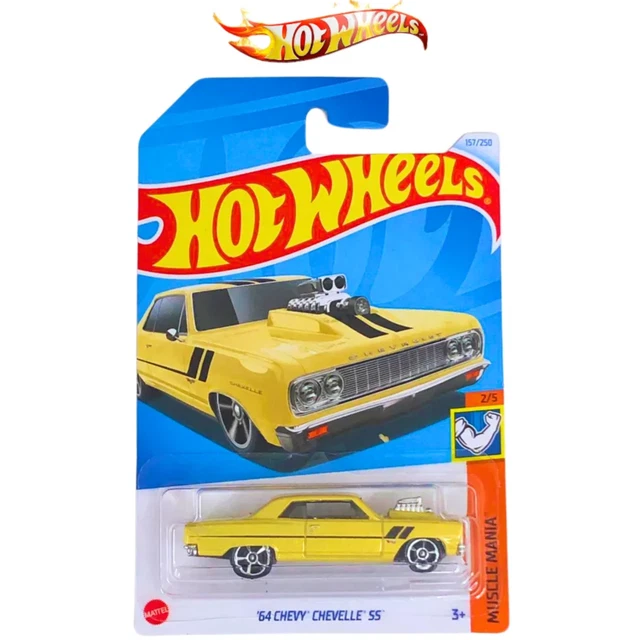 2024 HOT WHEELS Yellow '64 Chevy Chevelle SS Muscle Mania 2/5 Series ...