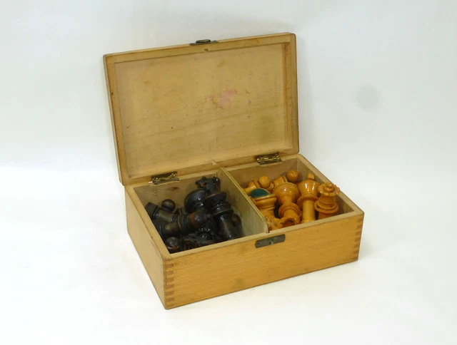 TURNED CHESS GAME IN Box Wood $229.38 - PicClick CA