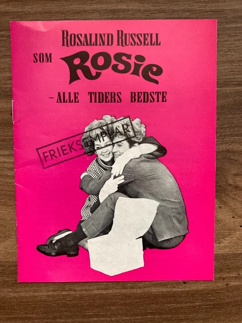 ROSIE! ROSALIND RUSSELL Sandra Dee Brian Aherne 1967 Danish Movie ...