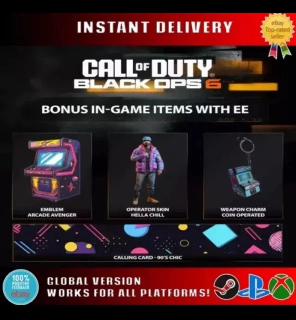 CALL OF DUTY BO6 Black Ops 6 🔥Hella Chill Bundle Operator Skin Charm ...
