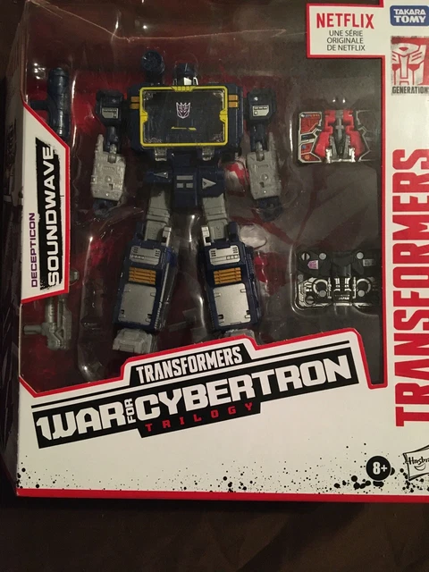 TRANSFORMERS SOUNDWAVE WAR for Cybertron Walmart Exclusive Netflix IN ...