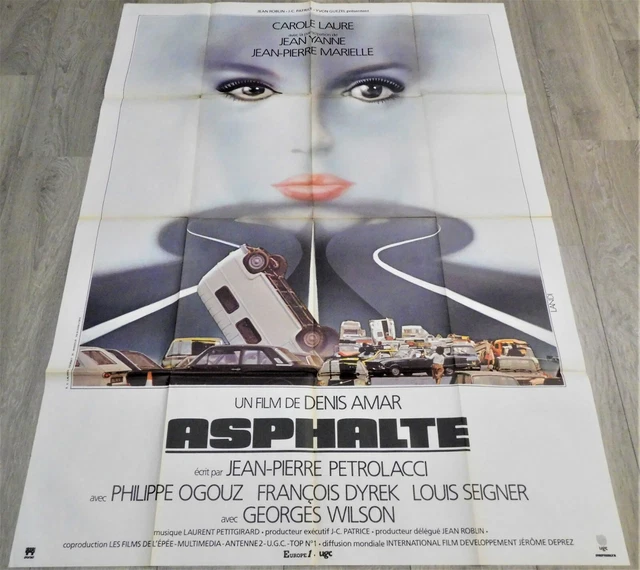 ASPHALTE AFFICHE ORIGINALE Poster 120x160cm 47"63" 1981 Amar Marielle Yanne EUR 75,00 - PicClick FR