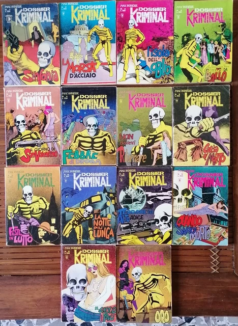 LOTTO FUMETTI DOSSIER KRIMINAL - MAX BUNKER & MAGNUS EUR 30,00 ...