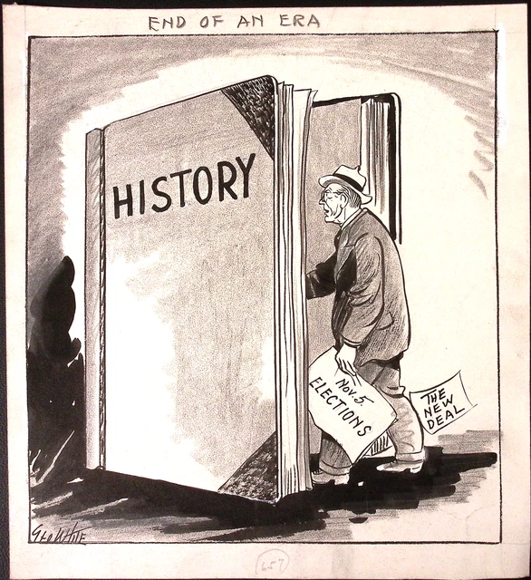 END OF AN Era History Book New Deal George White Tampa Tribune Original ...