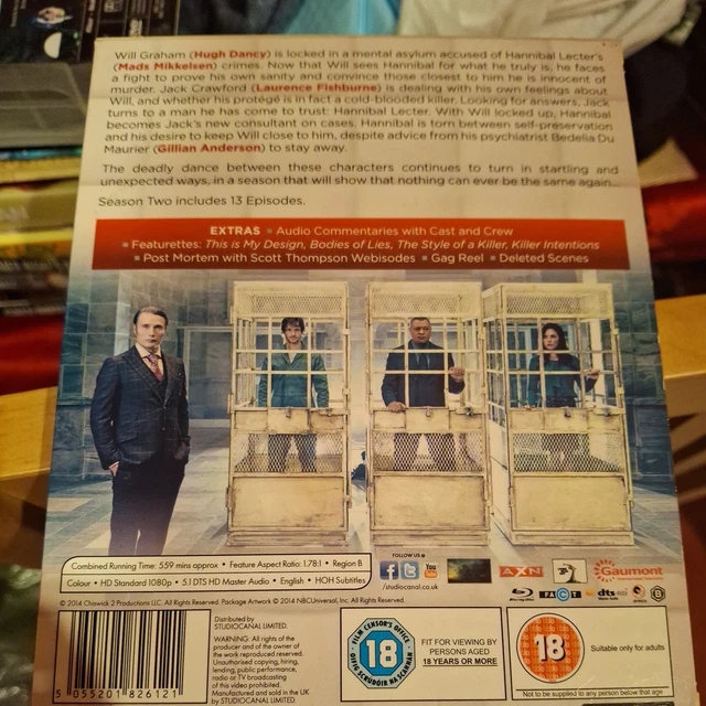 HANNIBAL - SERIES 2 - Complete (Box Set) (Blu-ray, 2014) £4.36 - PicClick UK