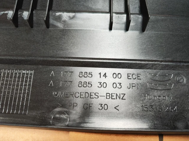 MERCEDES-BENZ A-KLASSE W177 Spoiler Unterlippe Unterfahrschutz vorne ...