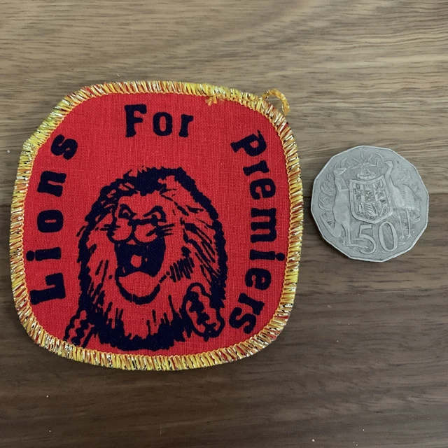 VFL AFL VINTAGE Fitzroy Lions Patch Sew On #3 $10.00 - PicClick AU