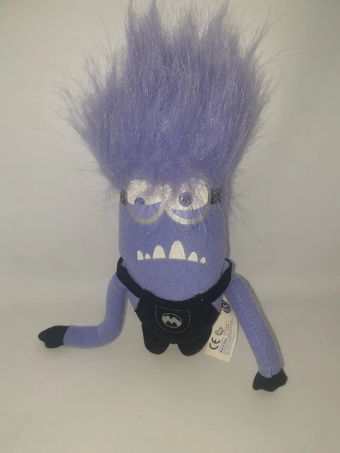 RARE DESPICABLE ME 2 Evil Minion Purple 9” Soft Plush Whitehouse ...