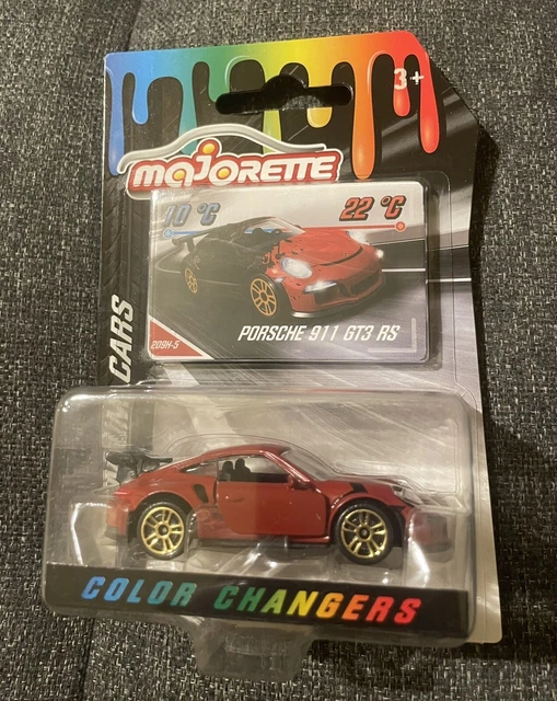 DIECAST MAJORETTE PORSCHE 911 GT3 RS Color Changers 209H-5 2023 New Box ...