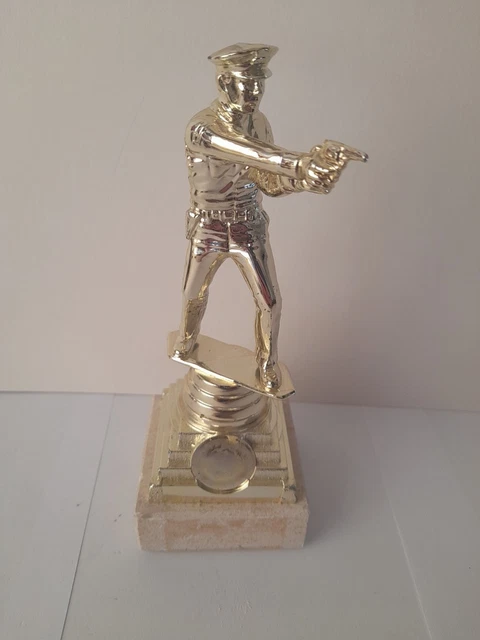 2 POLICE SHOOTING Pistol Trophy Toppers State Trooper Marksman ...