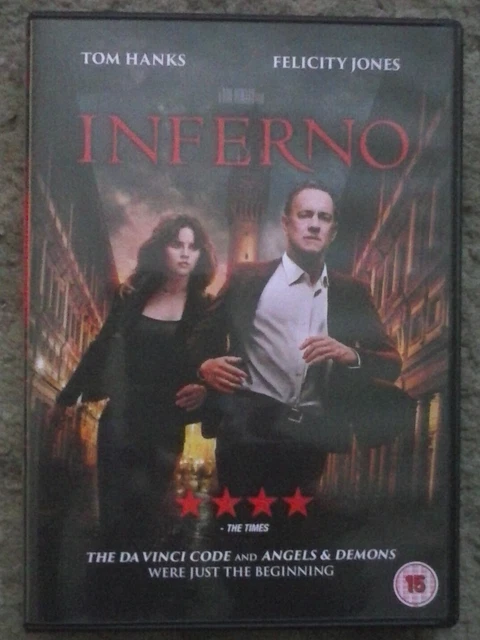 INFERNO: DVD (2017) Tom Hanks, Ron Howard (DIR) Cert 15 - Region 2 EUR 2,31 - PicClick IT