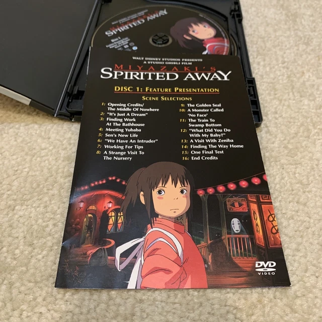 SPIRITED AWAY JAPANESE Anime Movie DVD Studio Ghibli Film Hayao ...