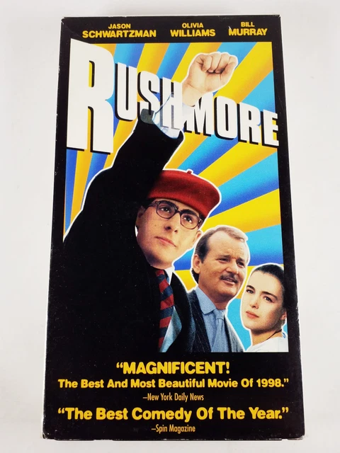 RUSHMORE (1998) VHS Wes Anderson Bill Murray £9.01 - PicClick UK