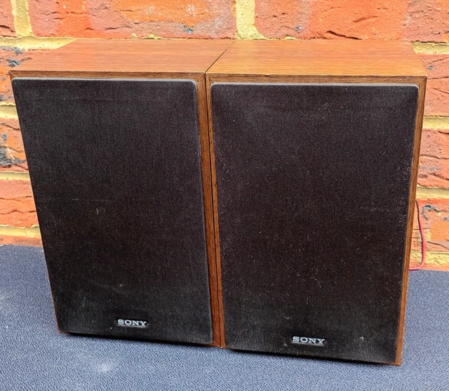 SONY SS-CFX250 BOOKSHELF Speakers Wired - Hi-Fi Stereo SPEAKERS ONLY ...
